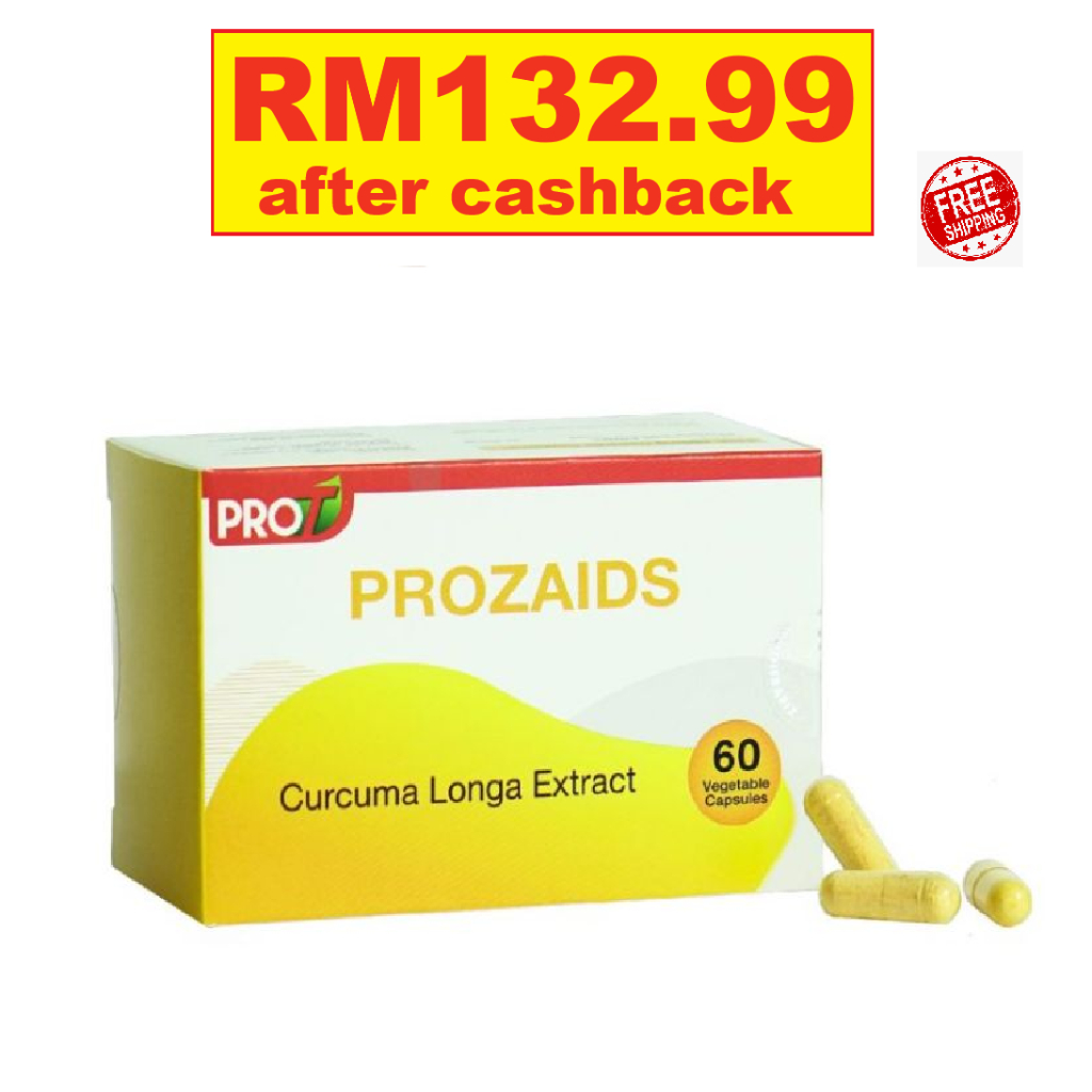 27(RM132.99 after cashback) PROZAIDS 480mg Capsules (EXP 08/2026 ...