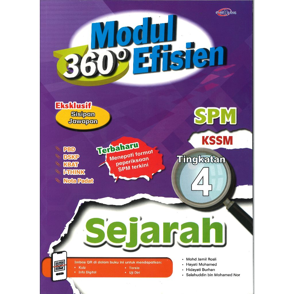 MODUL EFISIEN 360 KSSM - SEJARAH TINGKATAN 4 | Shopee Malaysia