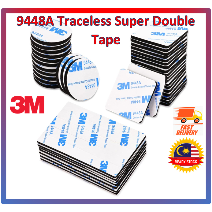 3M Double Sided Adhesive eva Foam Pads, 3M Super Double Sided Traceless Sticky Foam Pads ...