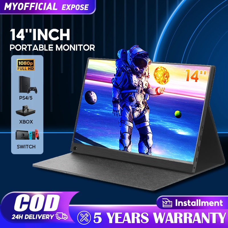 Portable Monitor Pc 15.6 Inch Nintendo Switch Ps4 75Hz 1080p Pc Expose ...