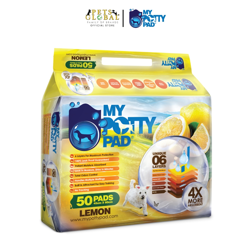 My Potty Pad Limau (Latihan Pad Kencing) My Potty Pad Training Pee Pad ...