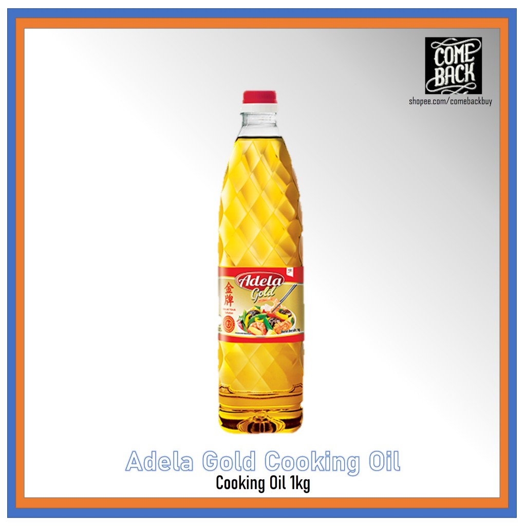 Adela Gold Cooking Oil 1kg | Shopee Malaysia