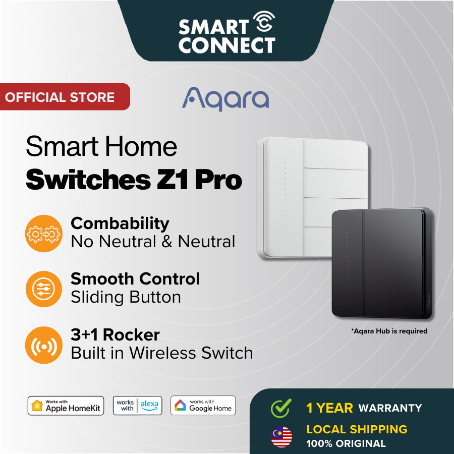 Aqara Smart Wall Switch Z1 Pro Smart Home Light Control Zigbee Smart ...