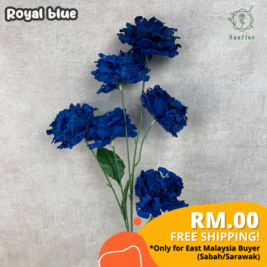 FOR EAST MALAYSIA SABAH SARAWAK - BUNGA SNOW PEONY K6 ARTIFICIAL (FREE ...
