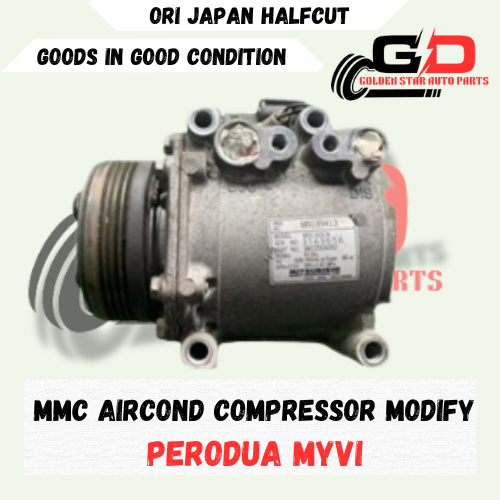 MMC AIRCOND COMPRESSOR MODIFY PERODUA MYVI | Shopee Malaysia
