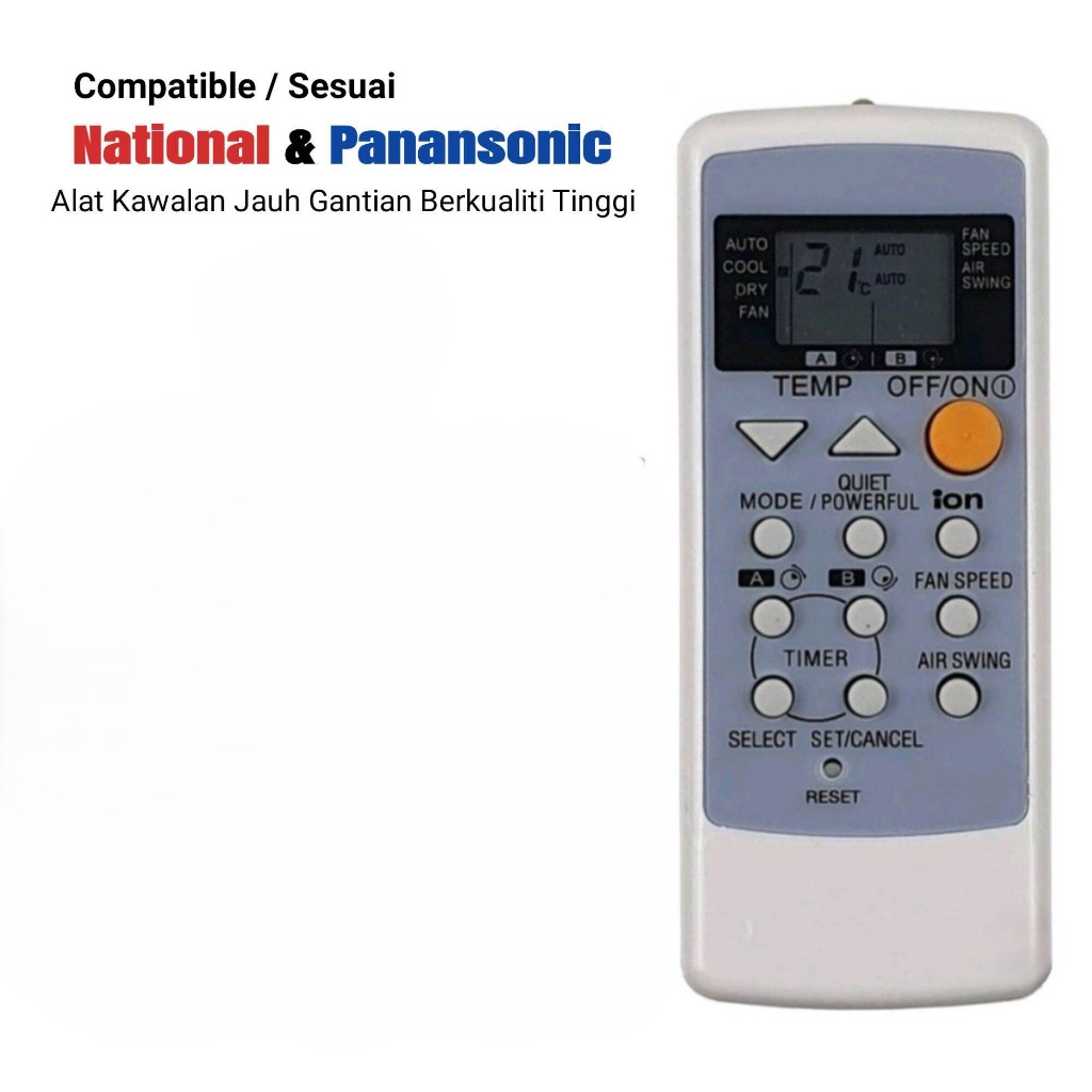 National old Air Cond Remote Control (ION) | Shopee Malaysia