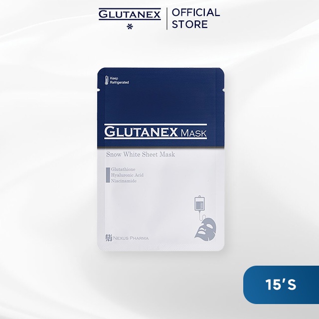 Glutanex Snow White Sheet Masks (3's/5's/15's) | Shopee Malaysia