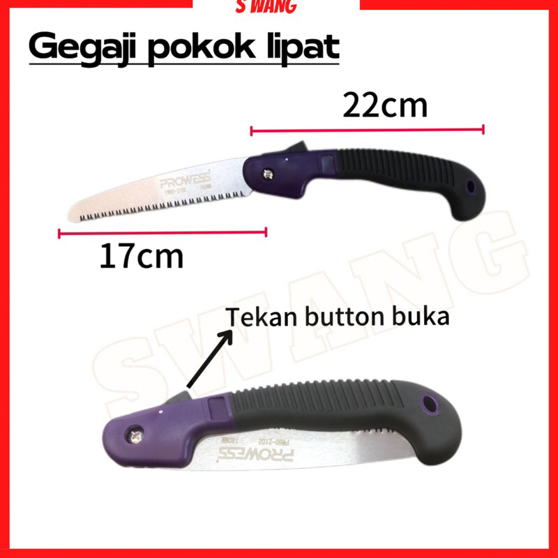 PROWESS Foldable Portable Pruning Hand Saw with Anti-slip Handle ...
