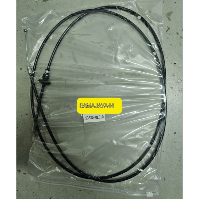 53630-0K010 TOYOTA HILUX VIGO KUN25 FRONT BONNET CABLE | Shopee Malaysia