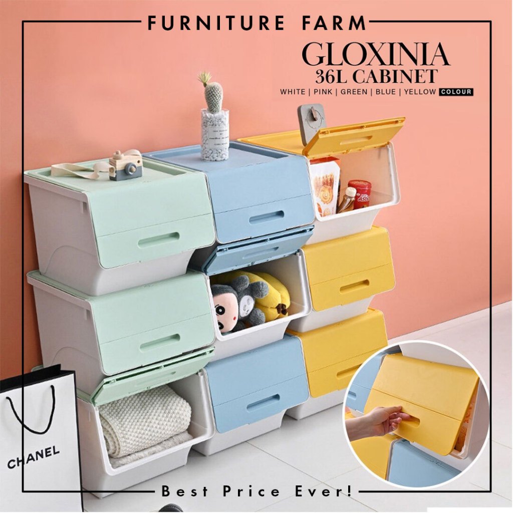 F&F : GLOXINIA Multipurpose Storage Box/ storage box organizer/ cabinet ...