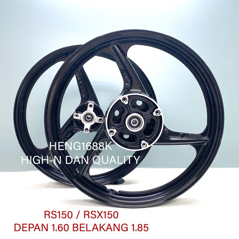 3 BATANG SPORT RIM ORI ORIGINAL LC135 125ZR Y15 Y16 LAGENDA EGO NOUVO RS150 RSX EX5 DREAM WAVE ...