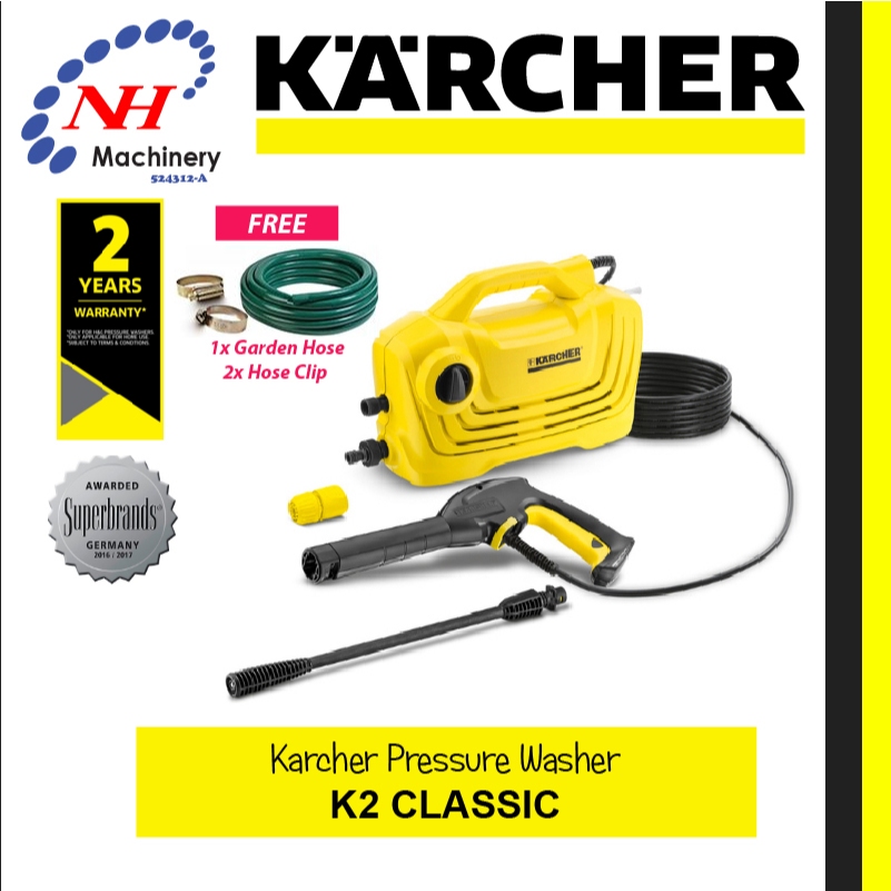 KARCHER K2 CLASSIC - PRESSURE WASHER | Shopee Malaysia