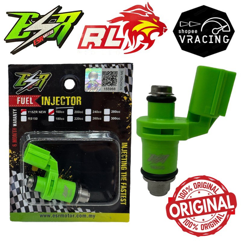 ESR Racing Injector New Model Y15ZR/RS150/Y16ZR/NVX/SRL115 100% ...