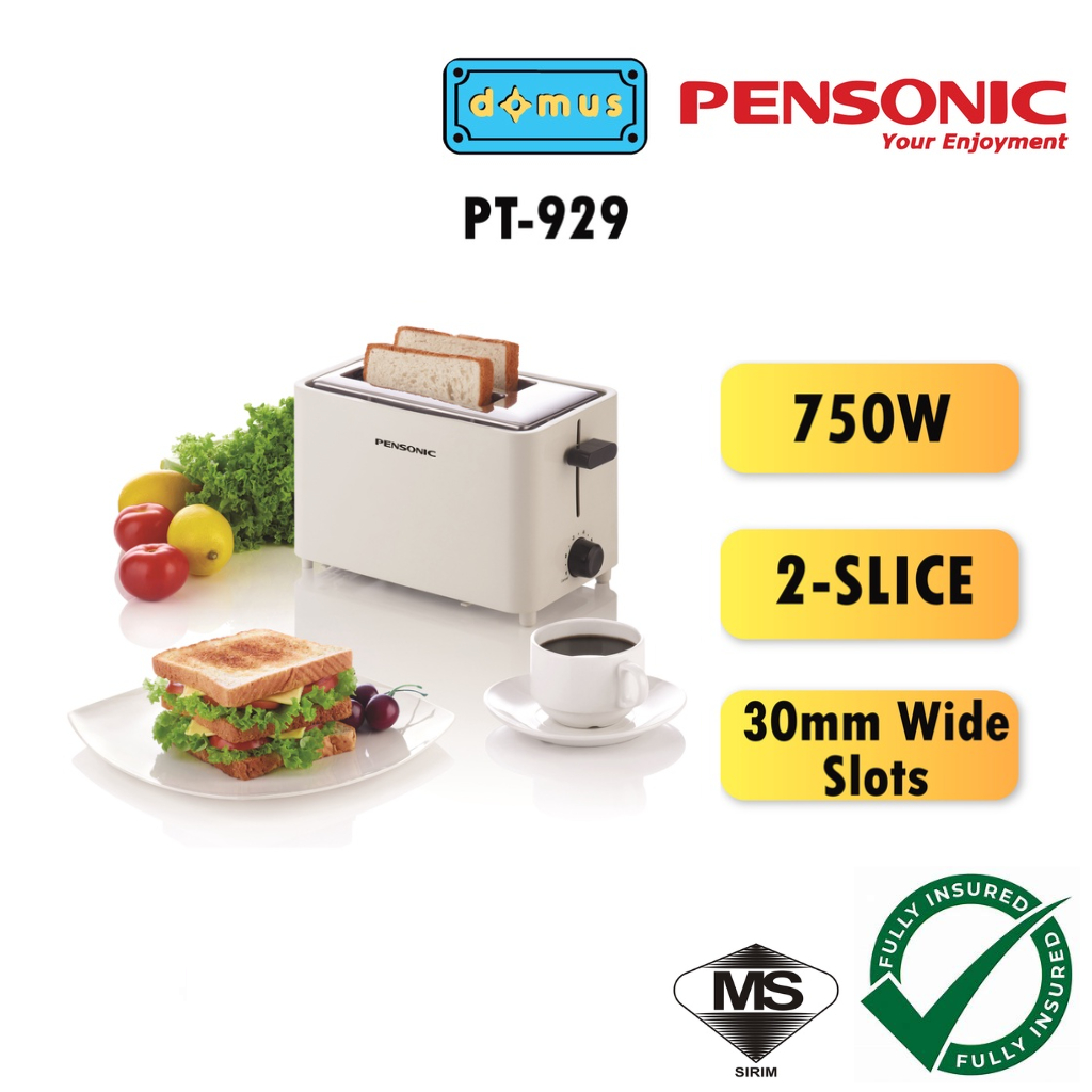 Pensonic 2 Slices Bread Toaster Pembakar Roti Murah 烤面包机 PT-929 | Shopee Malaysia