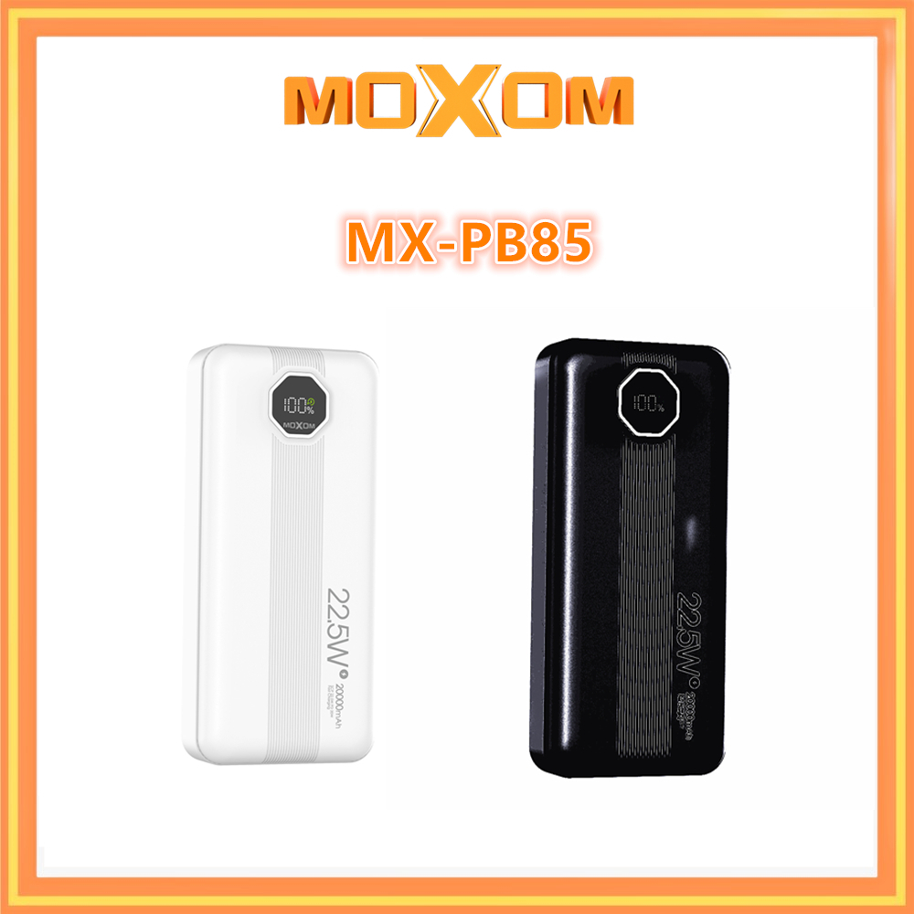 (NO COD) MOXOM MX-PB95 20000mAh POWER BANK PD 20W SCP 22.5W POWERBANK ...