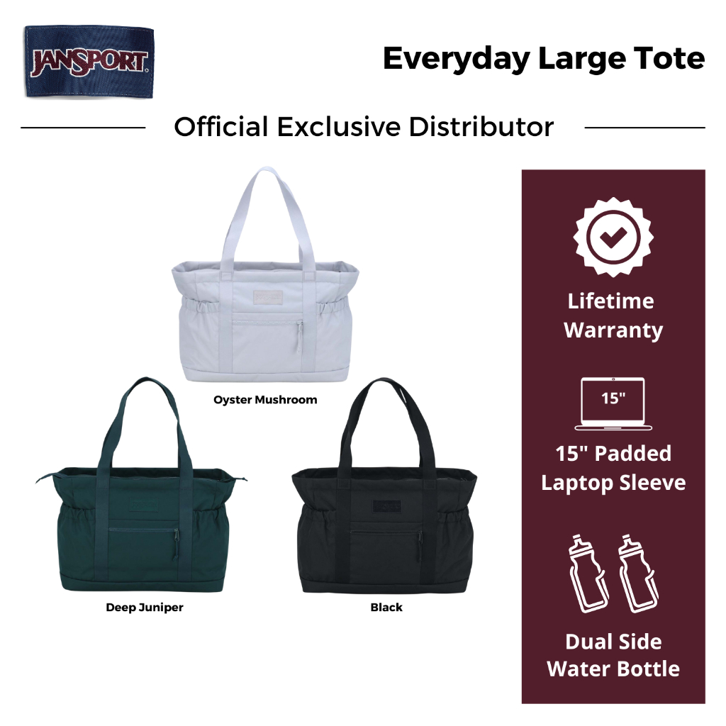Jansport Everyday Large Tote Bag | Shopee Malaysia