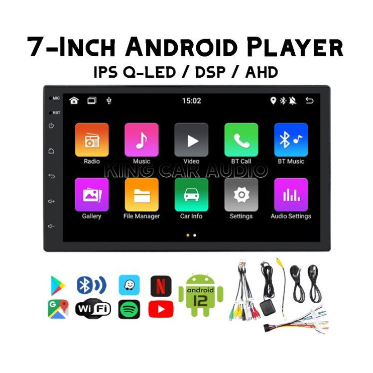 7-Inch Android Player (2GB+32GB) NEW Upgraded Processor MT-8163 4-CORE ...