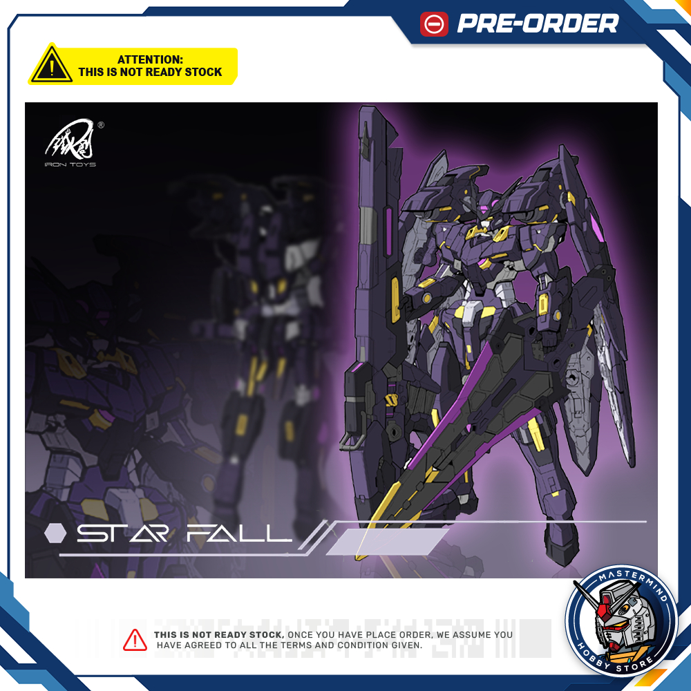 (Read Description) Iron Toys 1/100 TC-03 Starfall Model Kit with Metal Frame 铁创模型 永恒裁决 星坠 ...