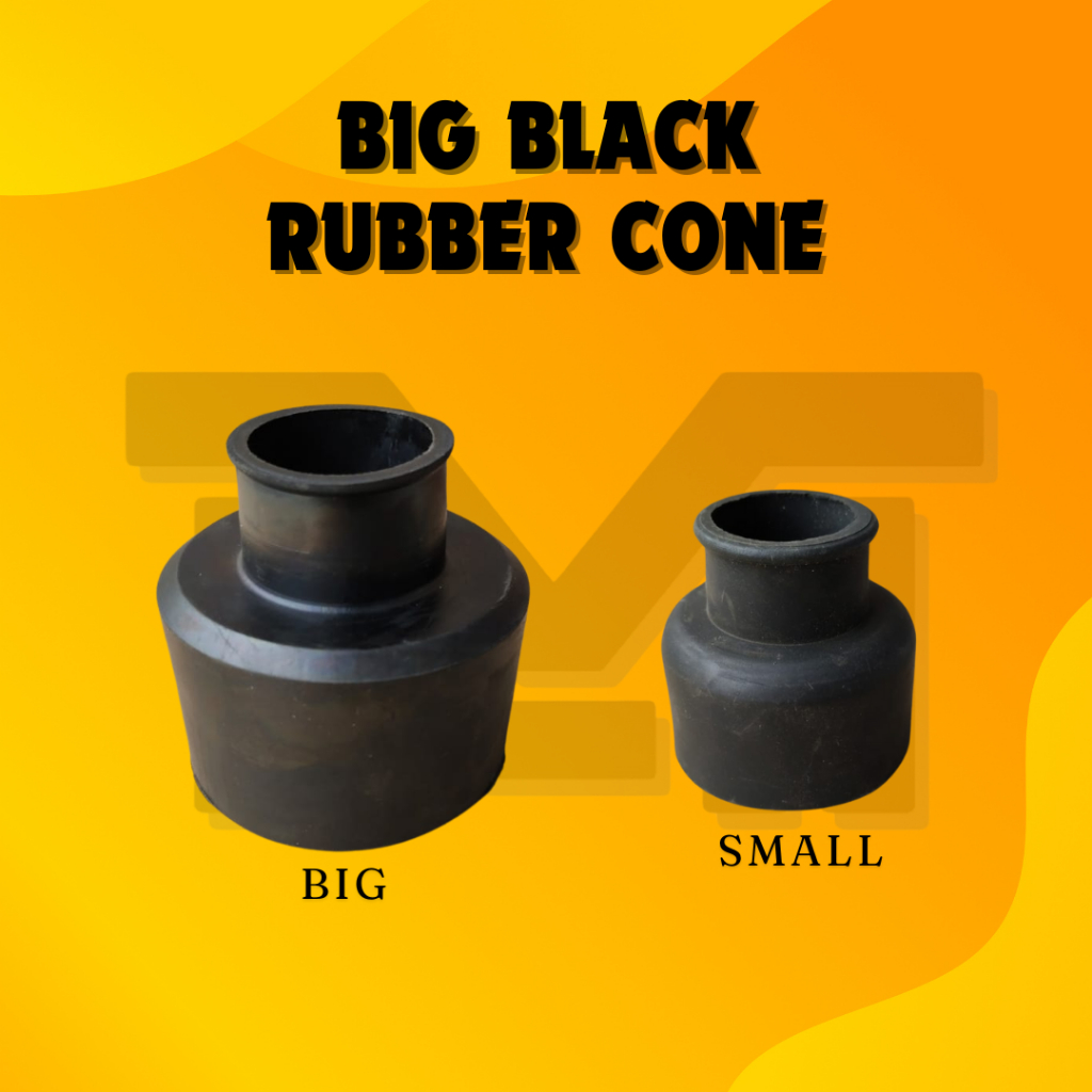 Toilet WC Black Rubber Cone For Lower Level Cistern Pipe / Flush pipe ...