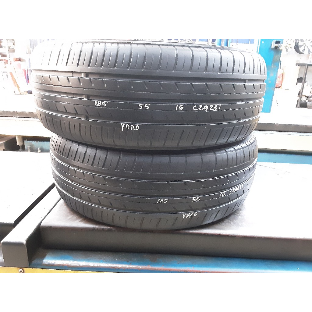 Used Tyre Secondhand Tayar YOKOHAMA ES-32 185/55R16 70% Bunga Per 1pc | Shopee Malaysia