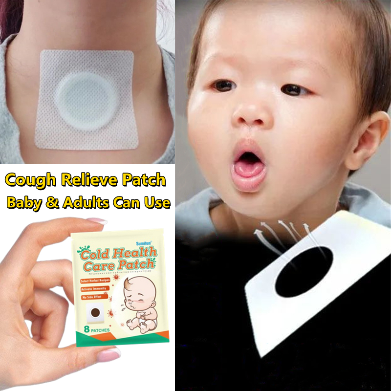 Cough patch Sore throat sticker Ubat tonsil bengkak Chronic Pharyngitis ...