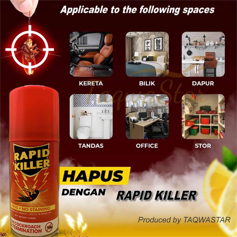 spray lipas dalam kereta cockroach killer LIPAS KERETA RAPID KILLER ...