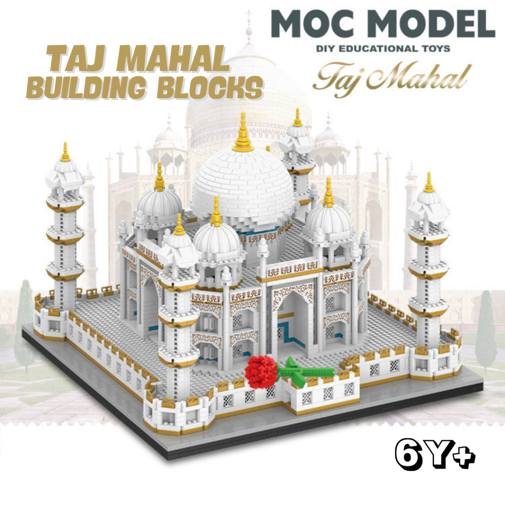Taj Mahal Building Block Lele Brother World Famous Buildings Nano ...