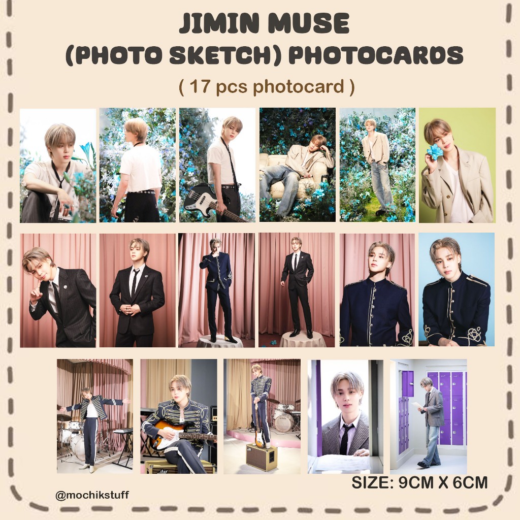 JIMIN MUSE (concept photo) unofficial fanmade photocards | Shopee Malaysia