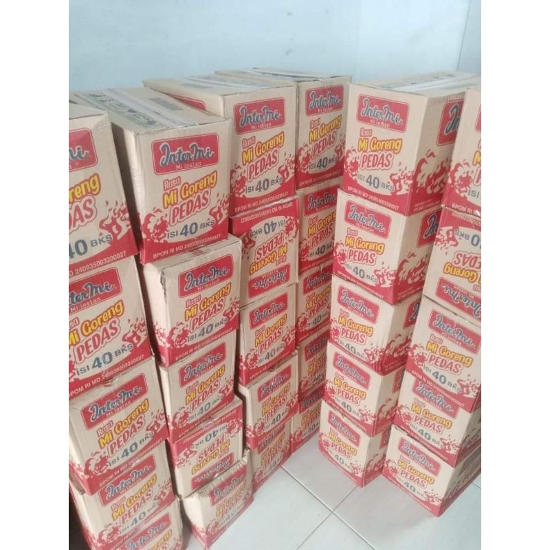 【Ready Stock】Intermi Mi Goreng PEDASSS 1CARTOON 40pack Mi Instant ...
