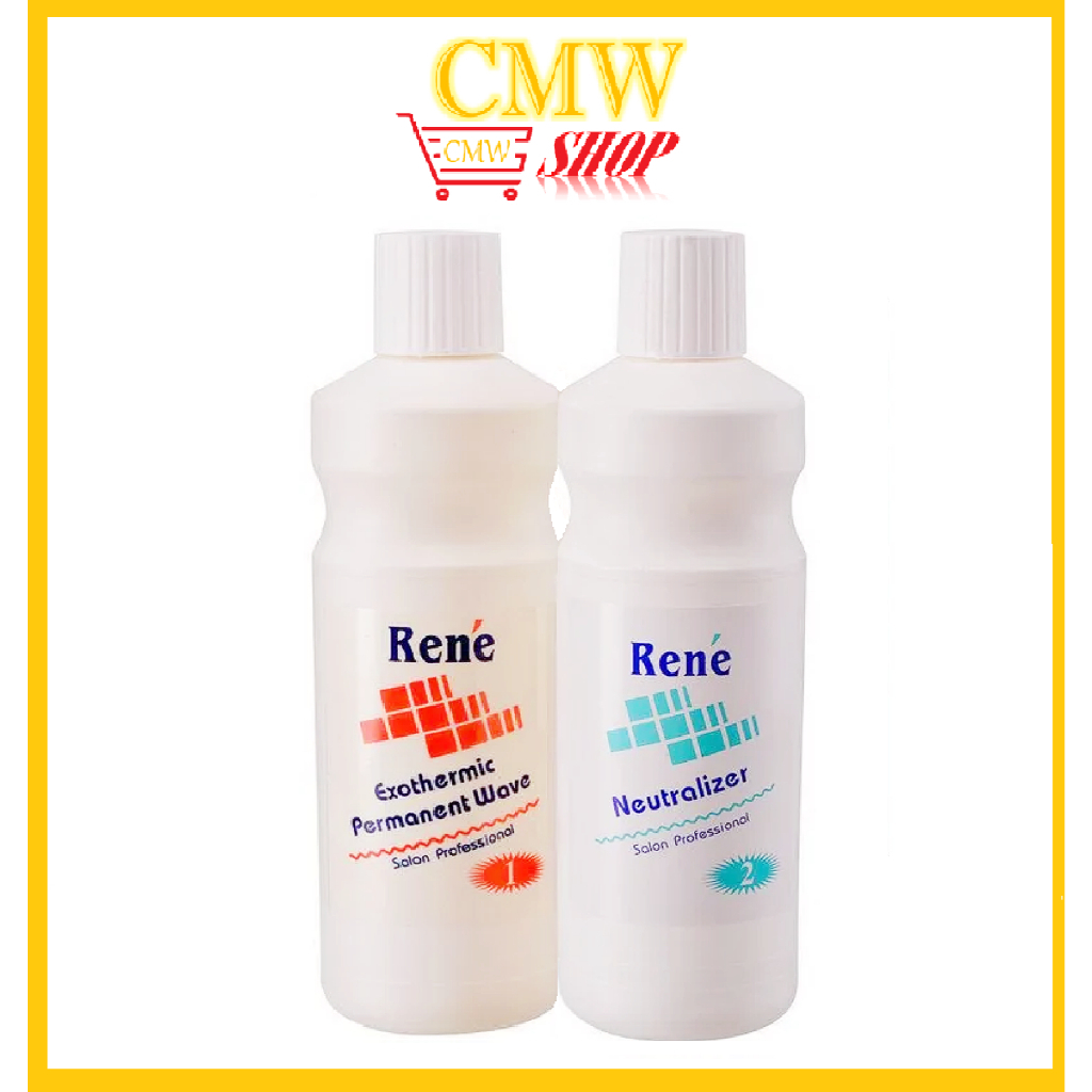 Rene Exothermic Permanent Wave Lotion & Neutralizer 1000ML | Shopee ...
