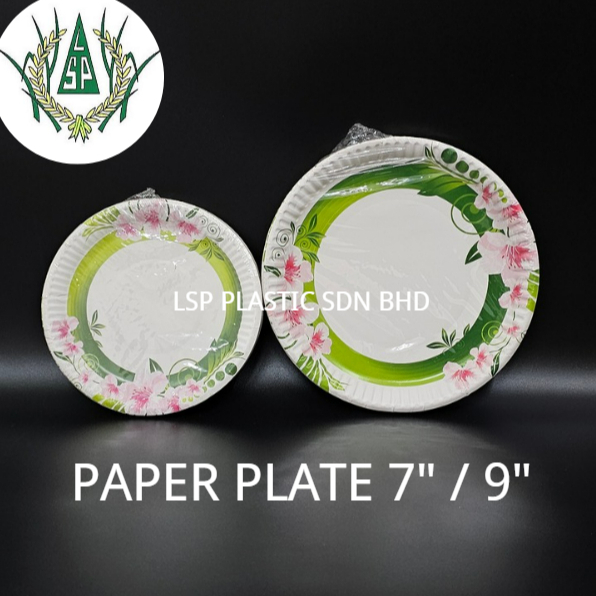 Paper plate / Pinggan Kertas / Pirin Kertas / Disposable Paper Plate 7 ...
