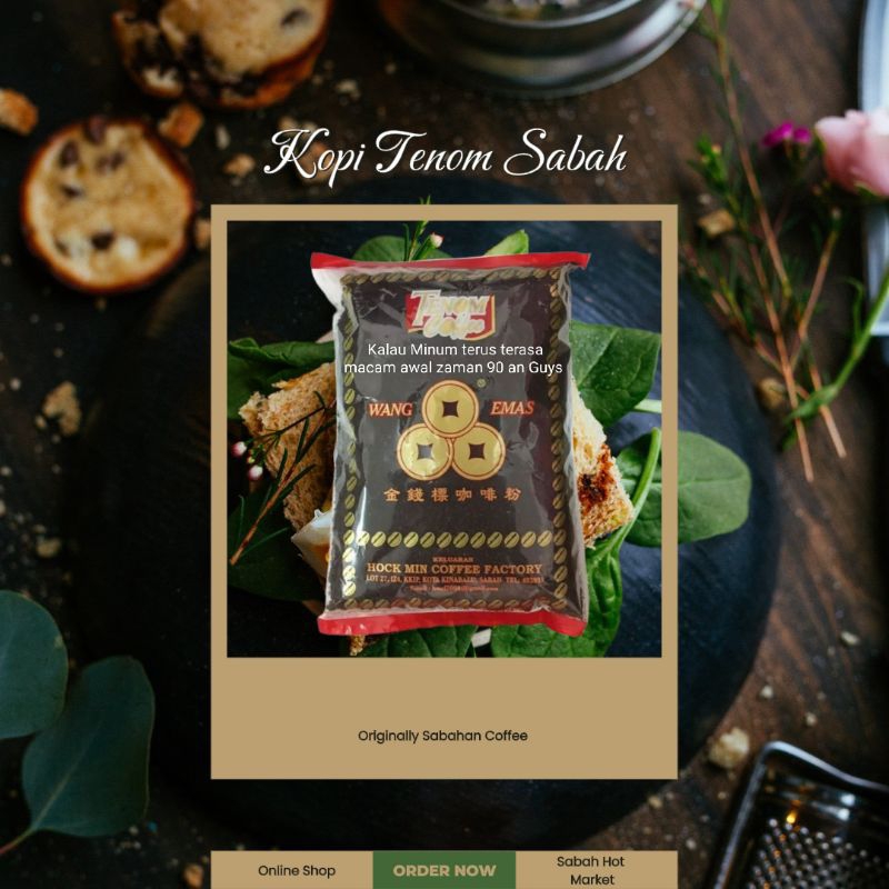 WANG EMAS TENOM COFFEE 300G | Shopee Malaysia