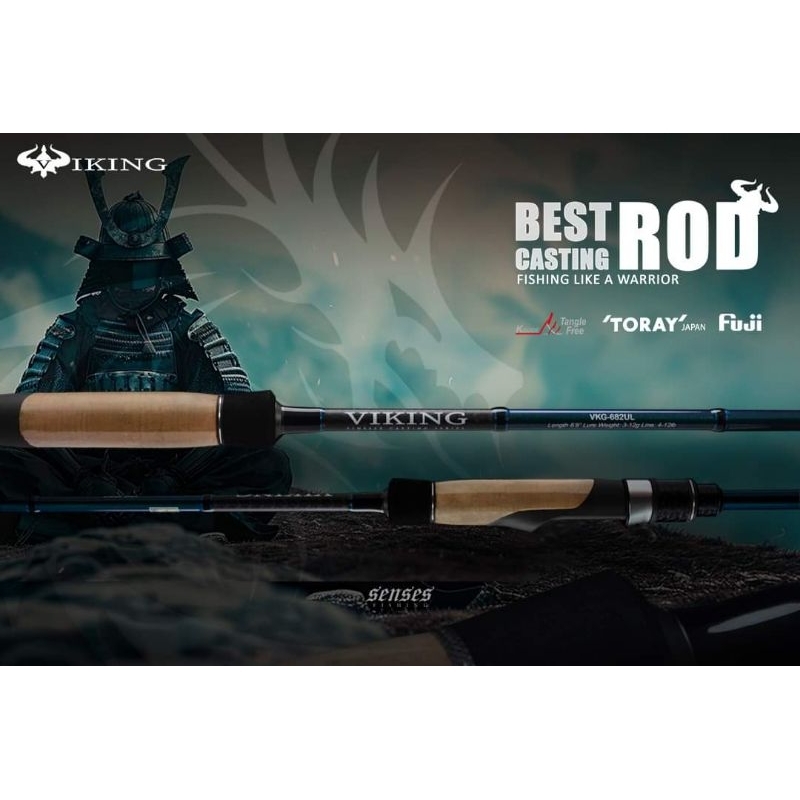 SENSES VIKING ULTRALIGHT SPINNING FISHING ROD | Shopee Malaysia