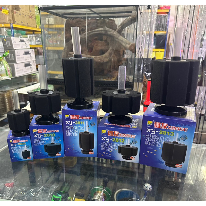 XINYOU XY Series Aquarium Fish Tank Sponge Filter 信友水妖精XY 系列 | Shopee ...