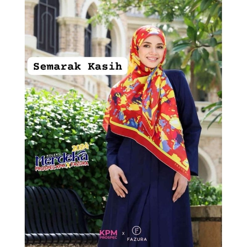 SEMARAK KASIH (Koleksi Tudung Merdeka PROSPEC KPM x FAZURA) | Shopee Malaysia