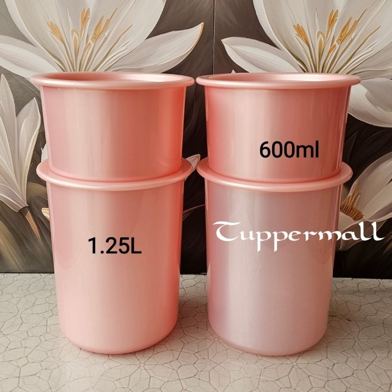Tupperware Rose Gold One Touch 1.25L / 600ml | Shopee Malaysia