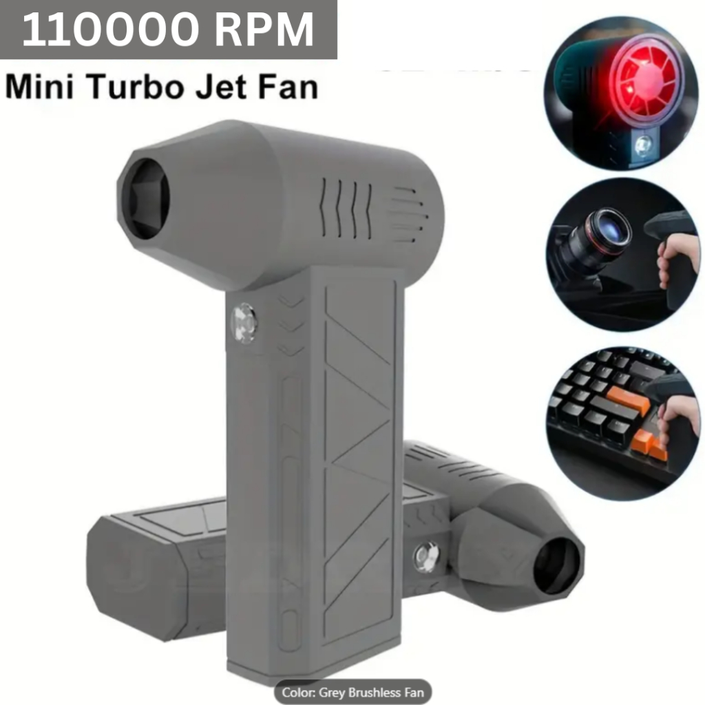 High-Speed Handheld Ducted Fan Jet Dry Air Blower Mini Blower Jet Fan ...