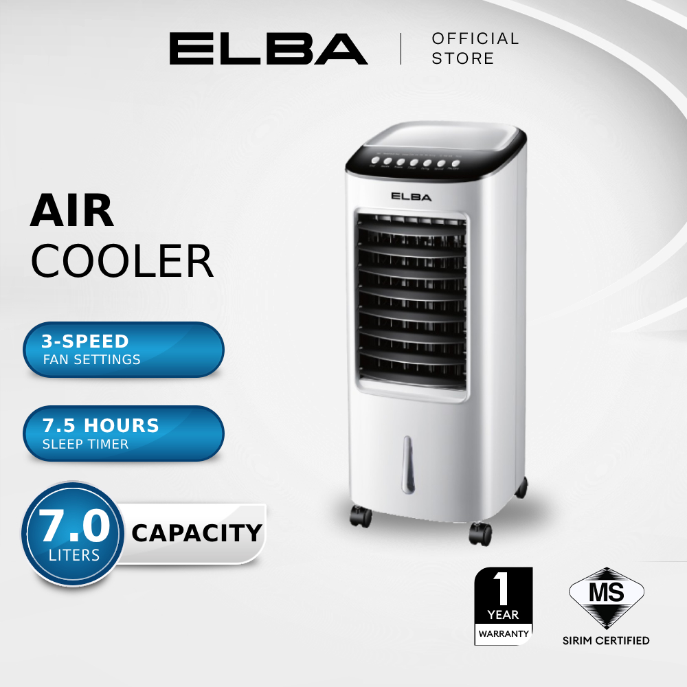 ELBA Air Cooler EAC-G6570RC(WH) - 3 Wind Modes, Remote Controller ...