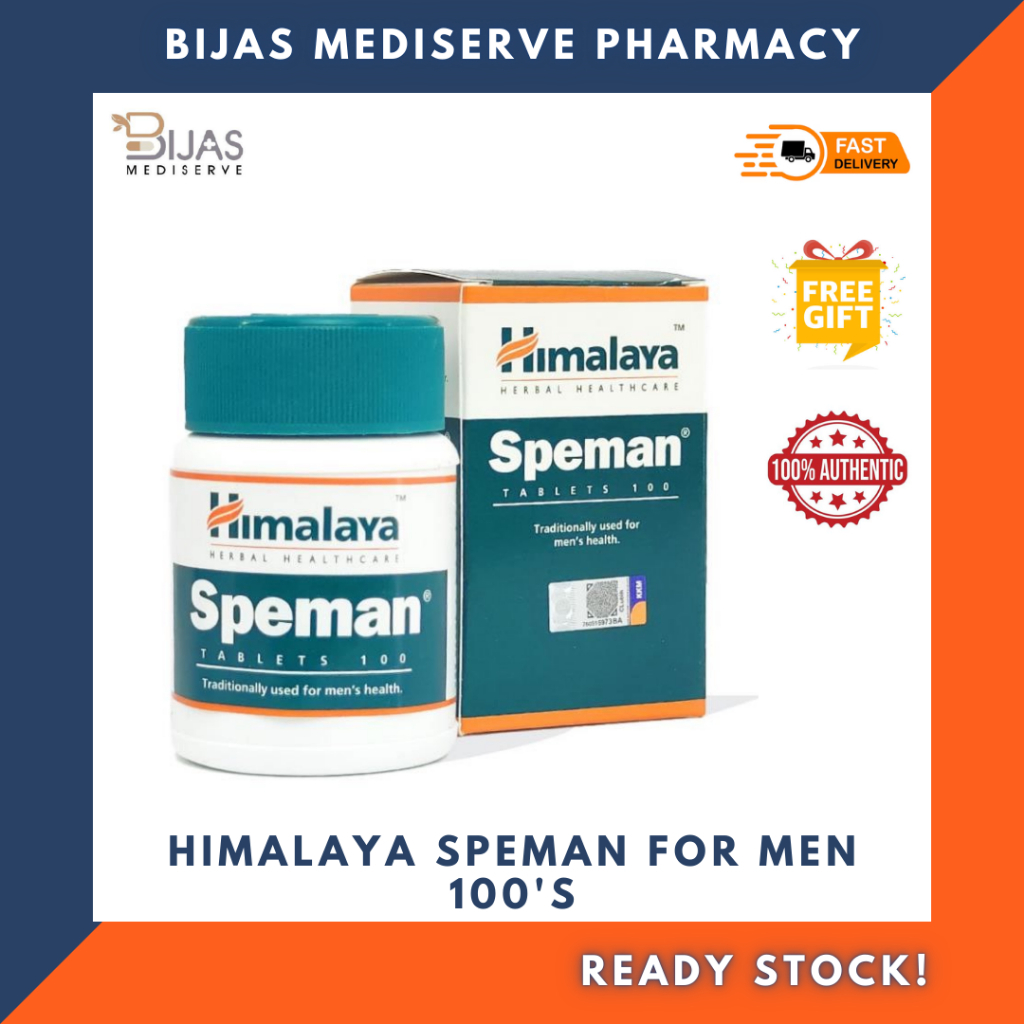 HIMALAYA SPEMAN FOR MEN - 100'S TAB | Shopee Malaysia