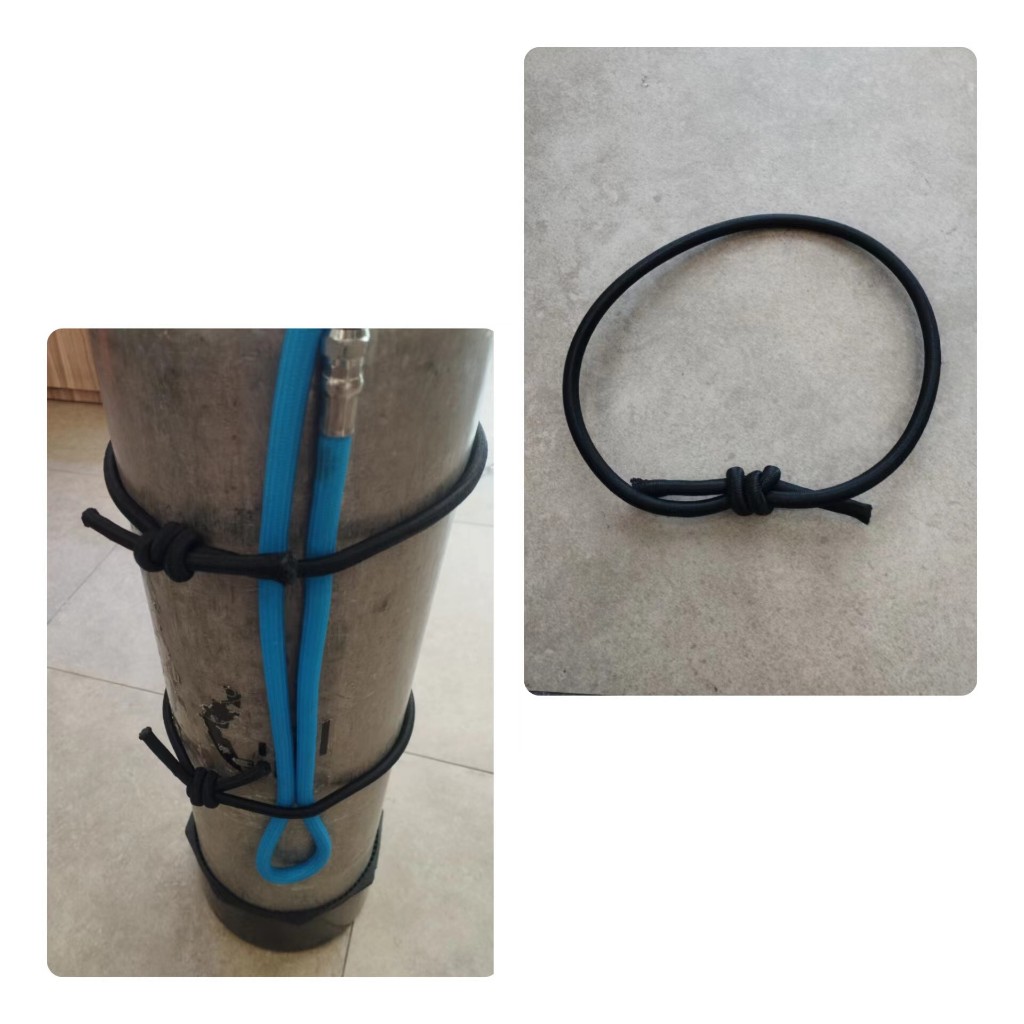 Elastic Scuba Diving Cylinder Bottle Hose Retainer Bungee Cord ...