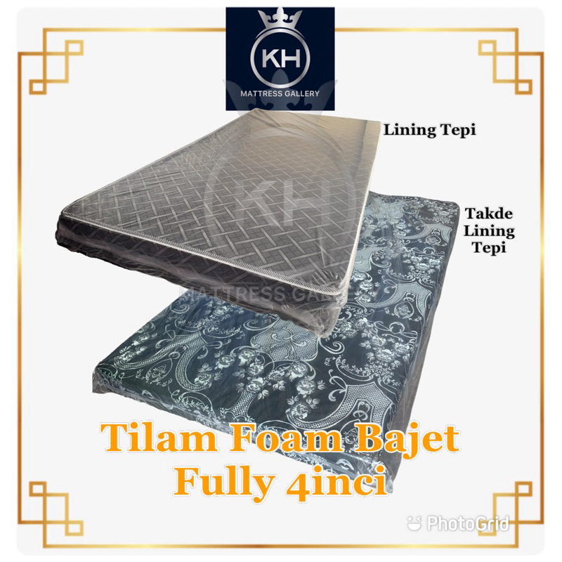 Tilam Foam Fully 4inci Mattress Single Foam | Shopee Malaysia
