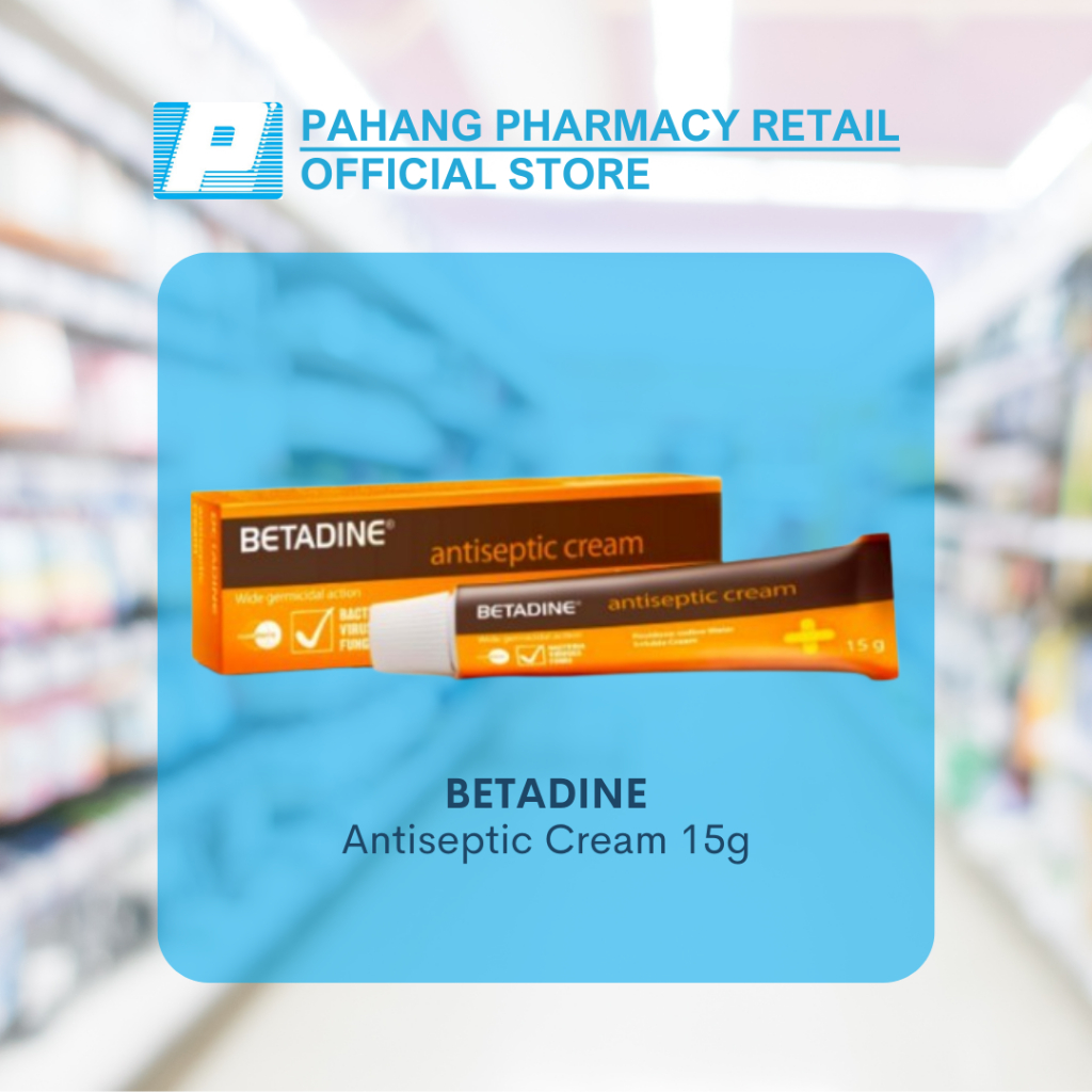BETADINE Antiseptic Cream 15g | Shopee Malaysia