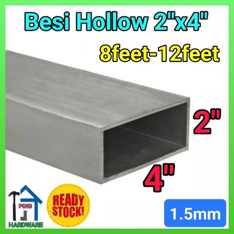 Besi Hollow 4"x2" (8feet -12feet) | Shopee Malaysia