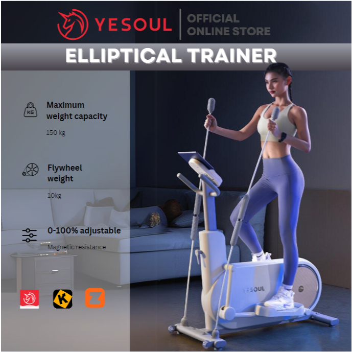 Yesoul EF25 Smart Elliptical Trainer 野小兽super3三合一全能椭圆机EF25 | Shopee Malaysia