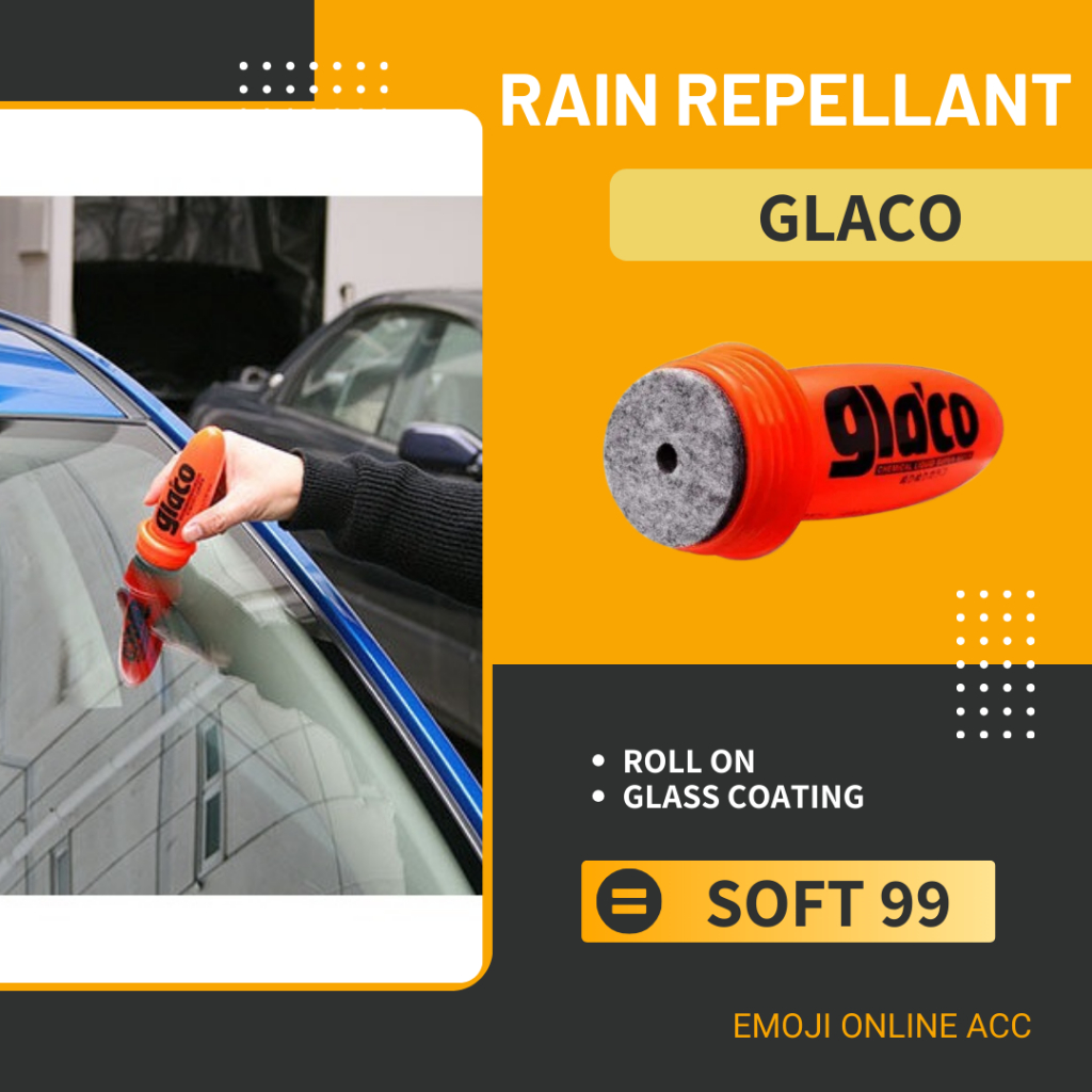 SOFT 99 Glaco Roll on Glass Coating / Rain Repellent / Rain X Rain-X ...