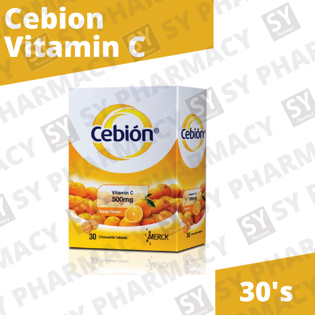 Cebion Vitamin C Chewable Talet 30's (Exp: 09/2025) | Shopee Malaysia