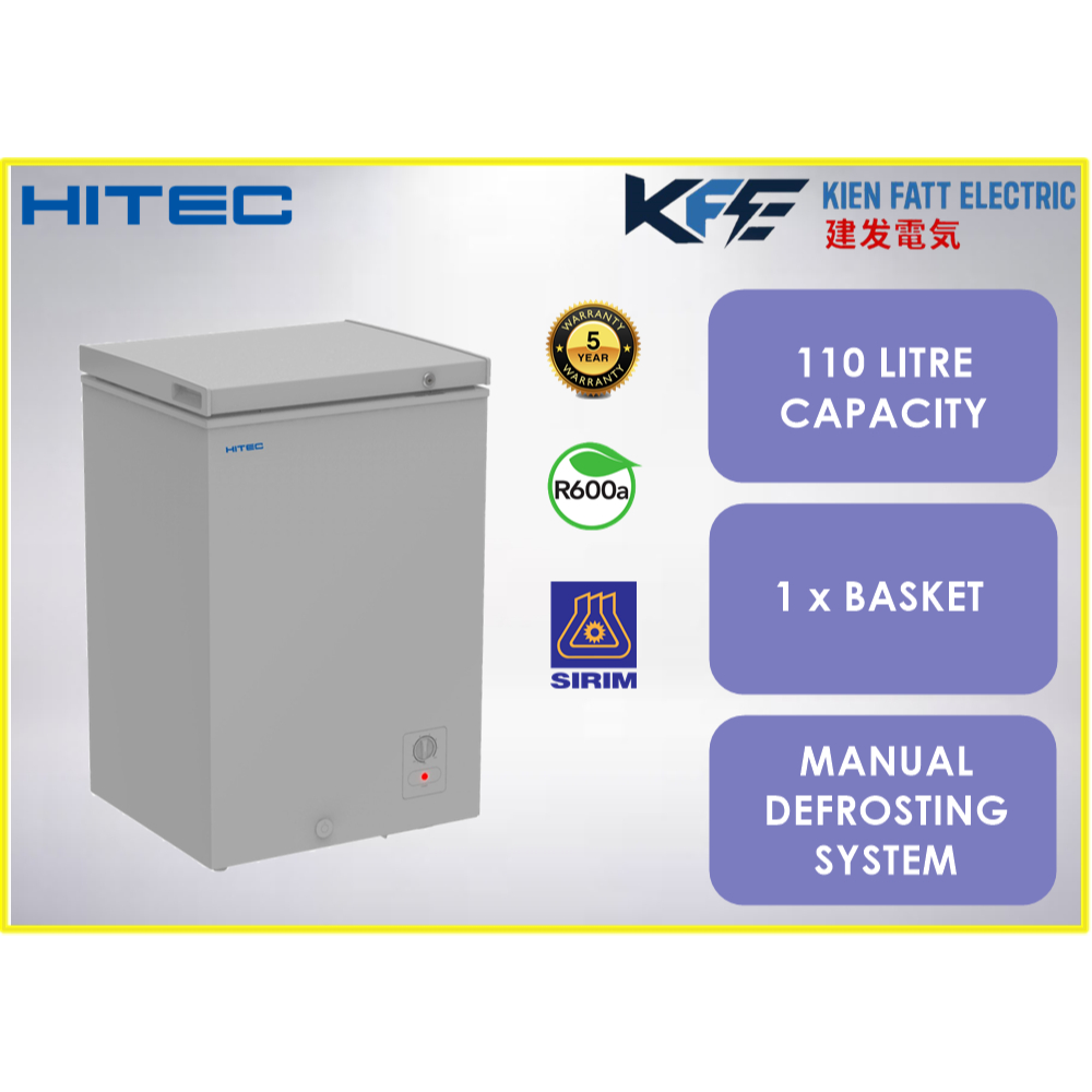 Hitec Dual Cooling Chest Freezer With 1 Basket 110 Litre HFZFC130 ...