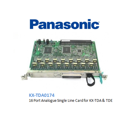 Panasonic KX-TDA0174 (USED) 16 Port Analogue Line Card For KX-TDA100 KX ...