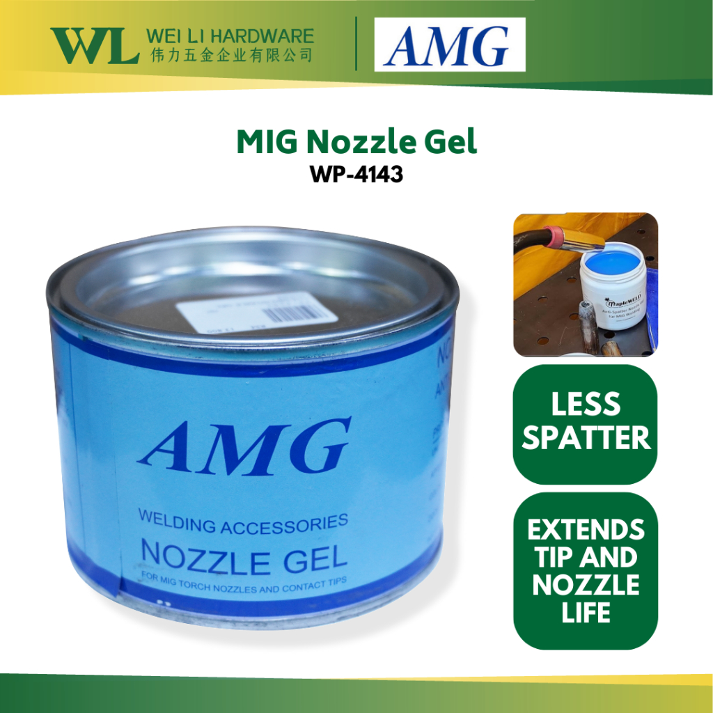 AMG MIG/ CO2 Nozzle Gel 400gm for MIG Welding Torch / mig gel / co2 gel ...