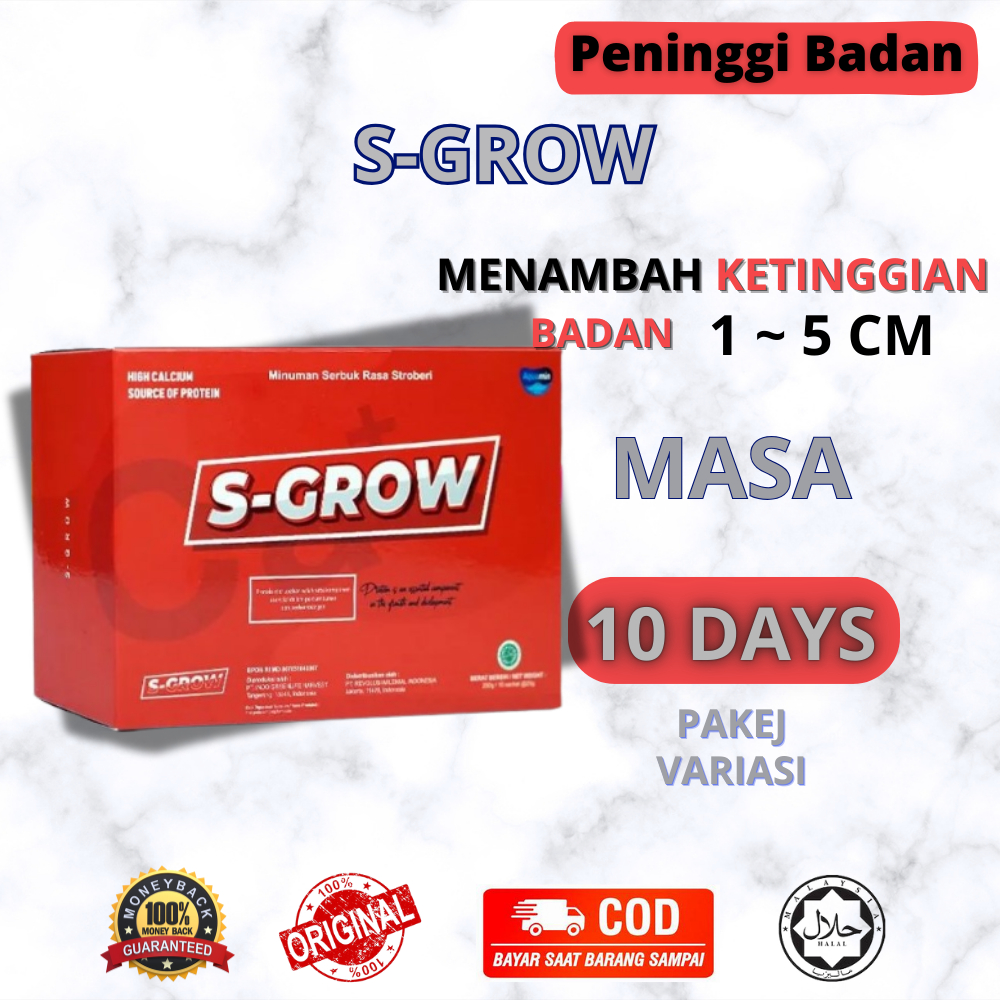 Ubat Tinggi Badan S Grow Height Growth Supplement Calcium Magnesium ...
